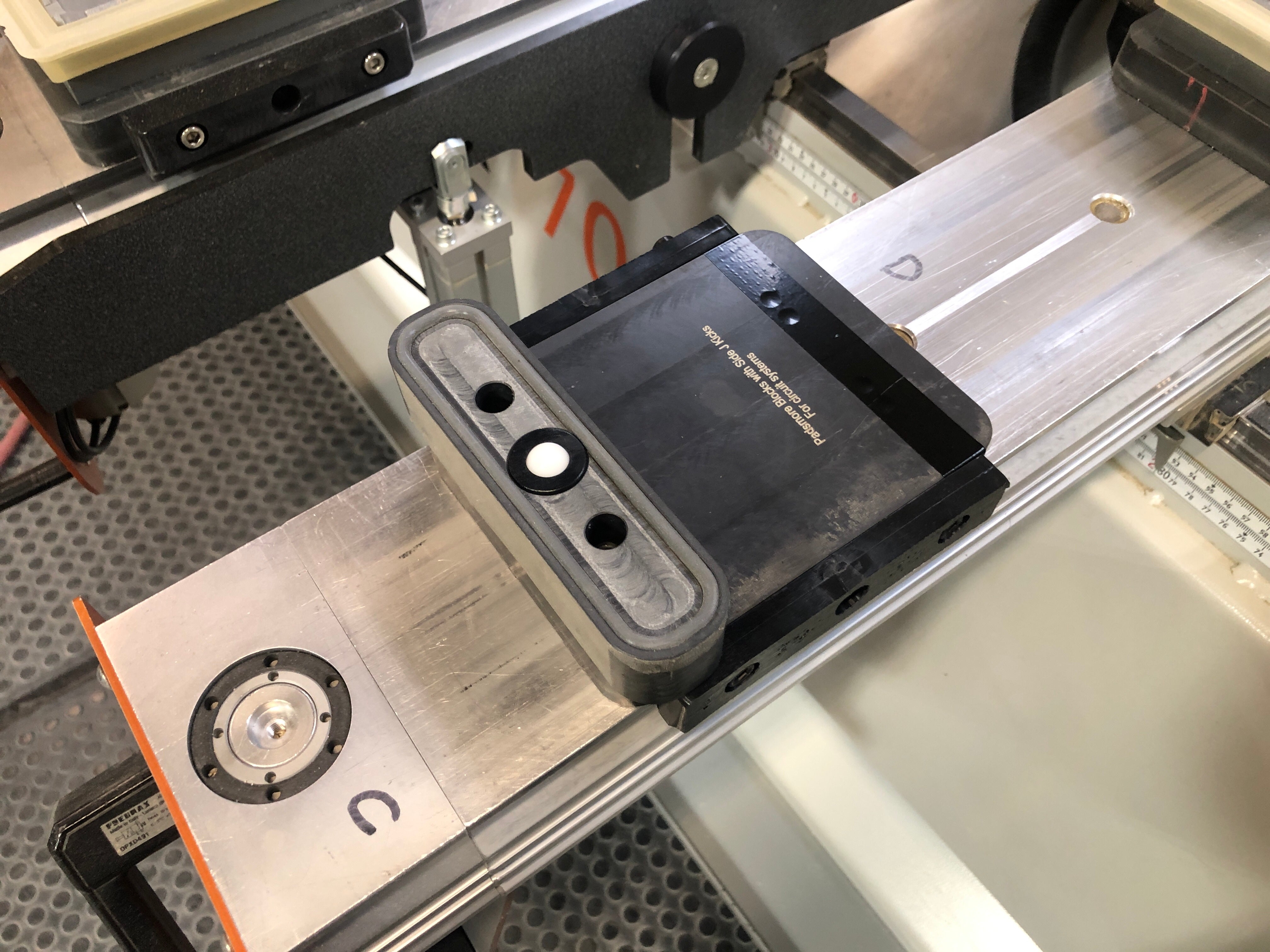 CNC Suction Blocks for circuit systems 132*35 - 50mm height (fixed ...